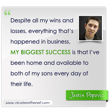 Online Success Cast #38: Justin Popovic ⋆ Nicole on the Net
